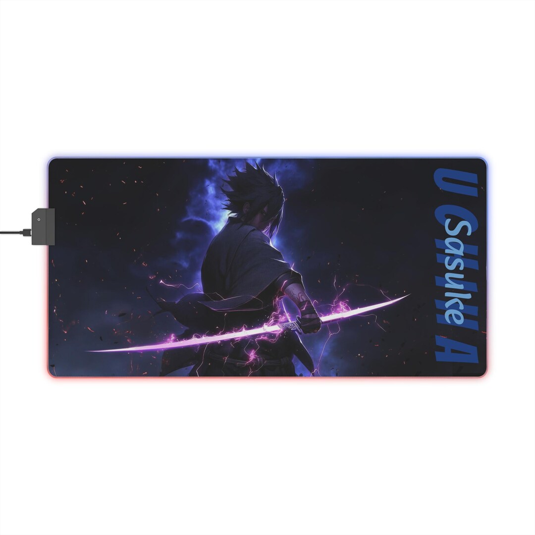 Sasuke LED Gaming Mouse Pad - Etsy