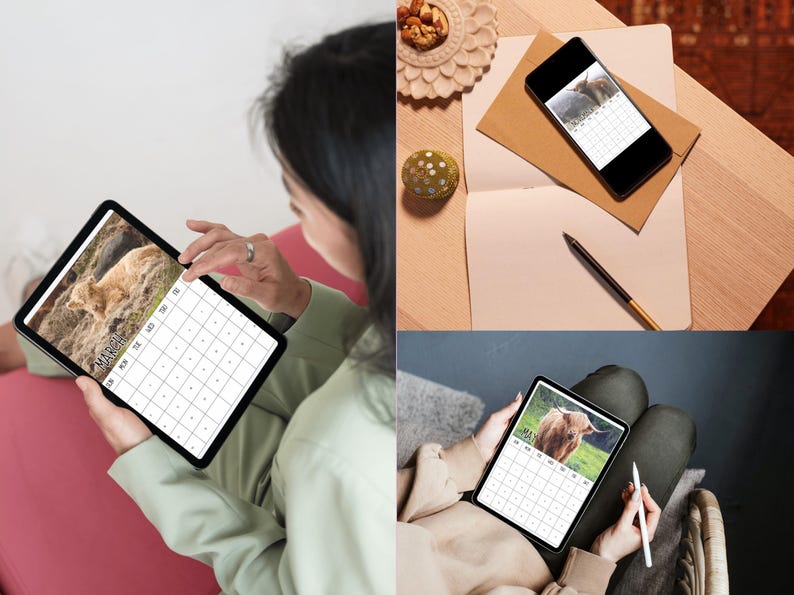 2025 Highland Cow Calendar - Etsy