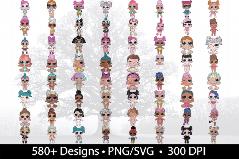 580+ Baby Doll Bundle, PNG and SVG File Digital Download, Tshirt ...