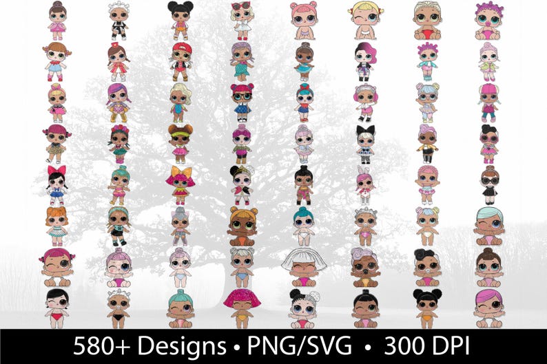 580+ Baby Doll Bundle, PNG and SVG File Digital Download, Tshirt ...