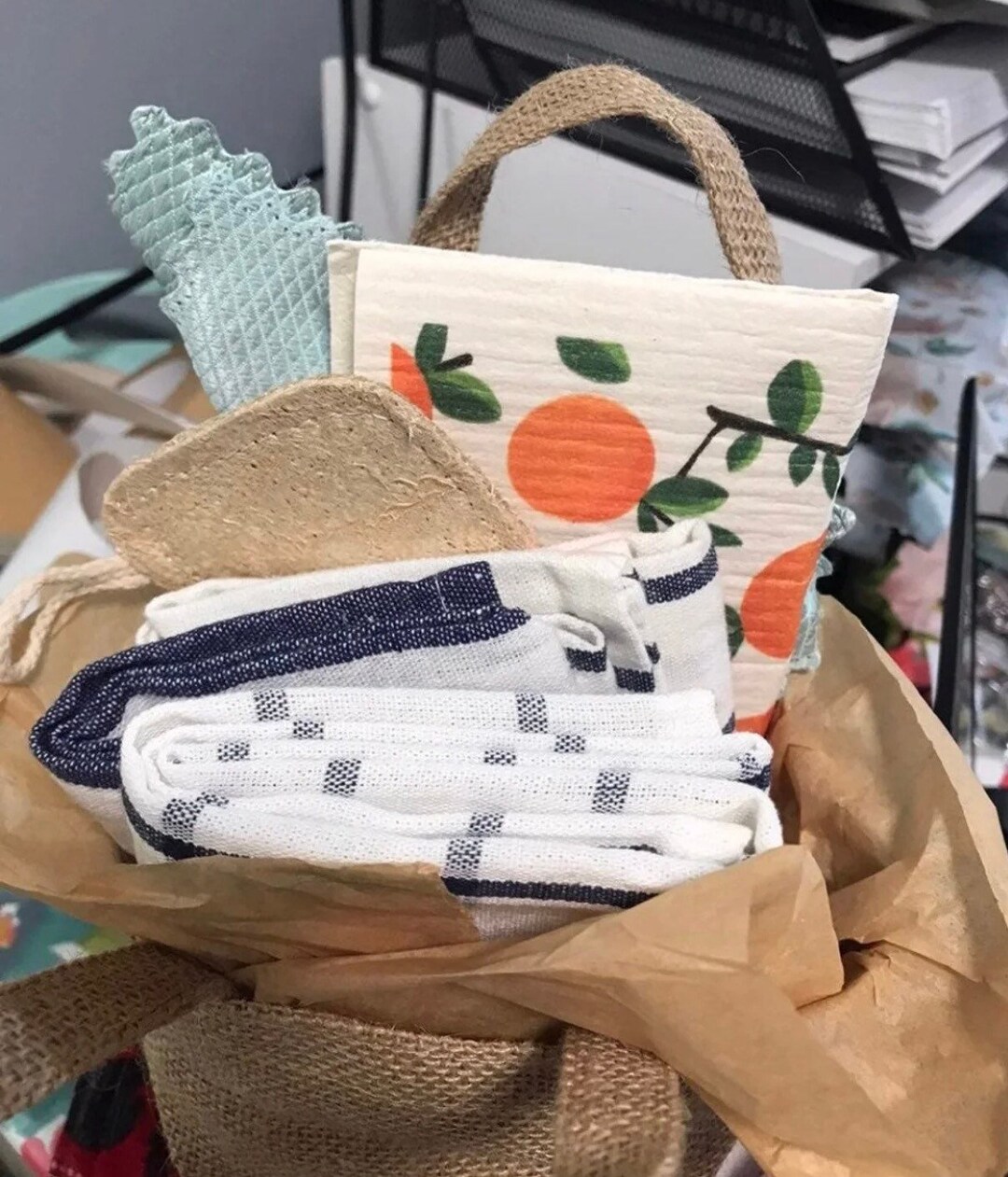 Kitchen Linen Gift Set Bridal Shower , Teachers, Housewarming, Hostess ...