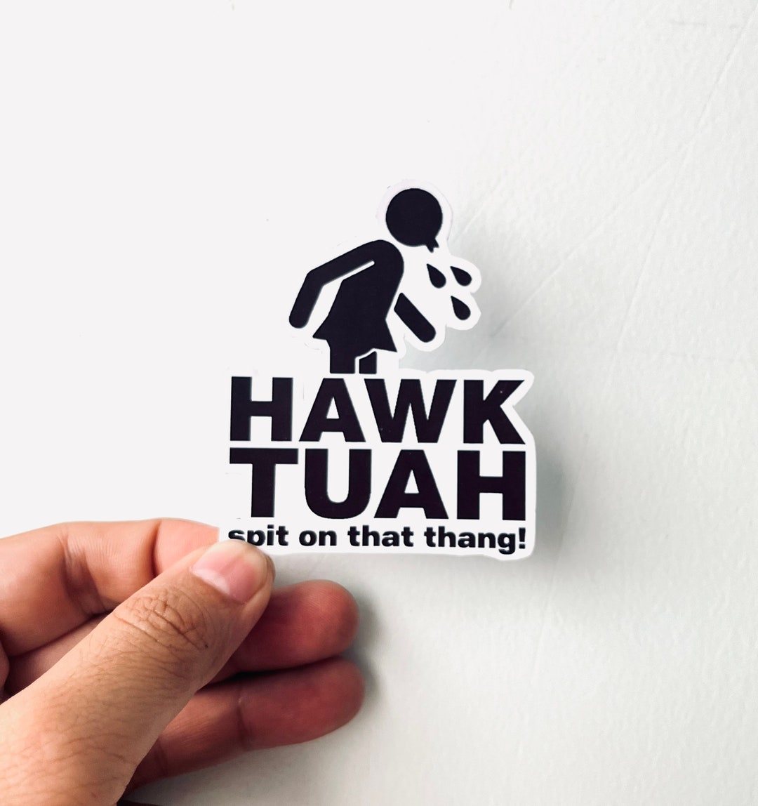 Hawk Tuah Car Decal, Hawk Tuah, Car Decal, Spit on That Thang, Hawk ...