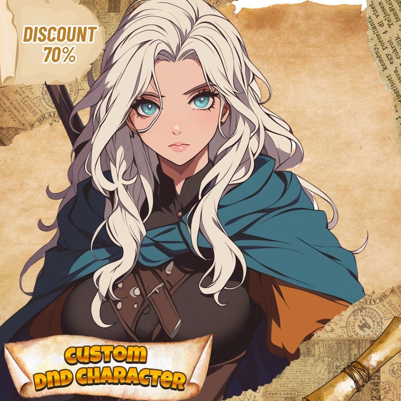 Custom Dnd Character Portrait: Fantasy RPG Commission - Etsy