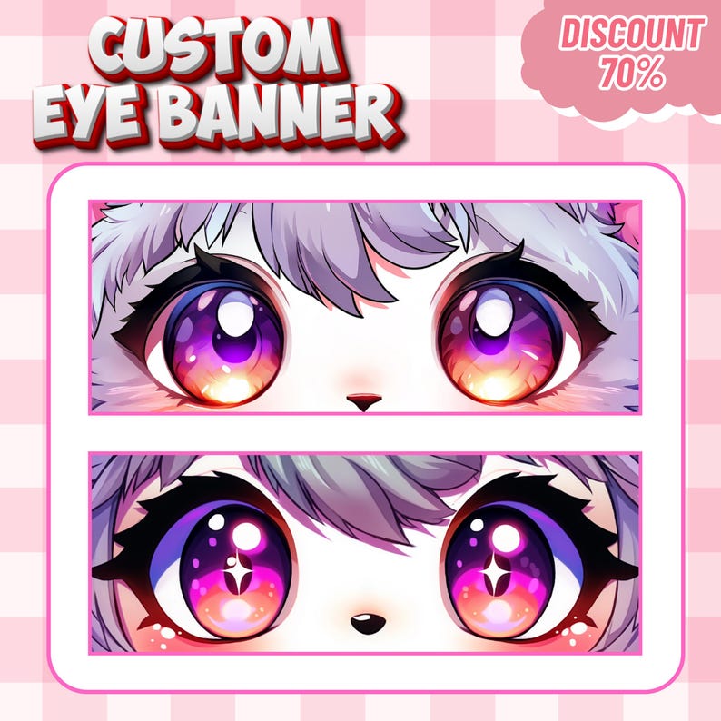 Custom Furry Eye Banner | Twitch, Youtube, Discord - Etsy