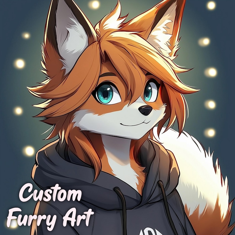 Custom Anime Furry Art Commission: Fursona Profile Picture - Etsy