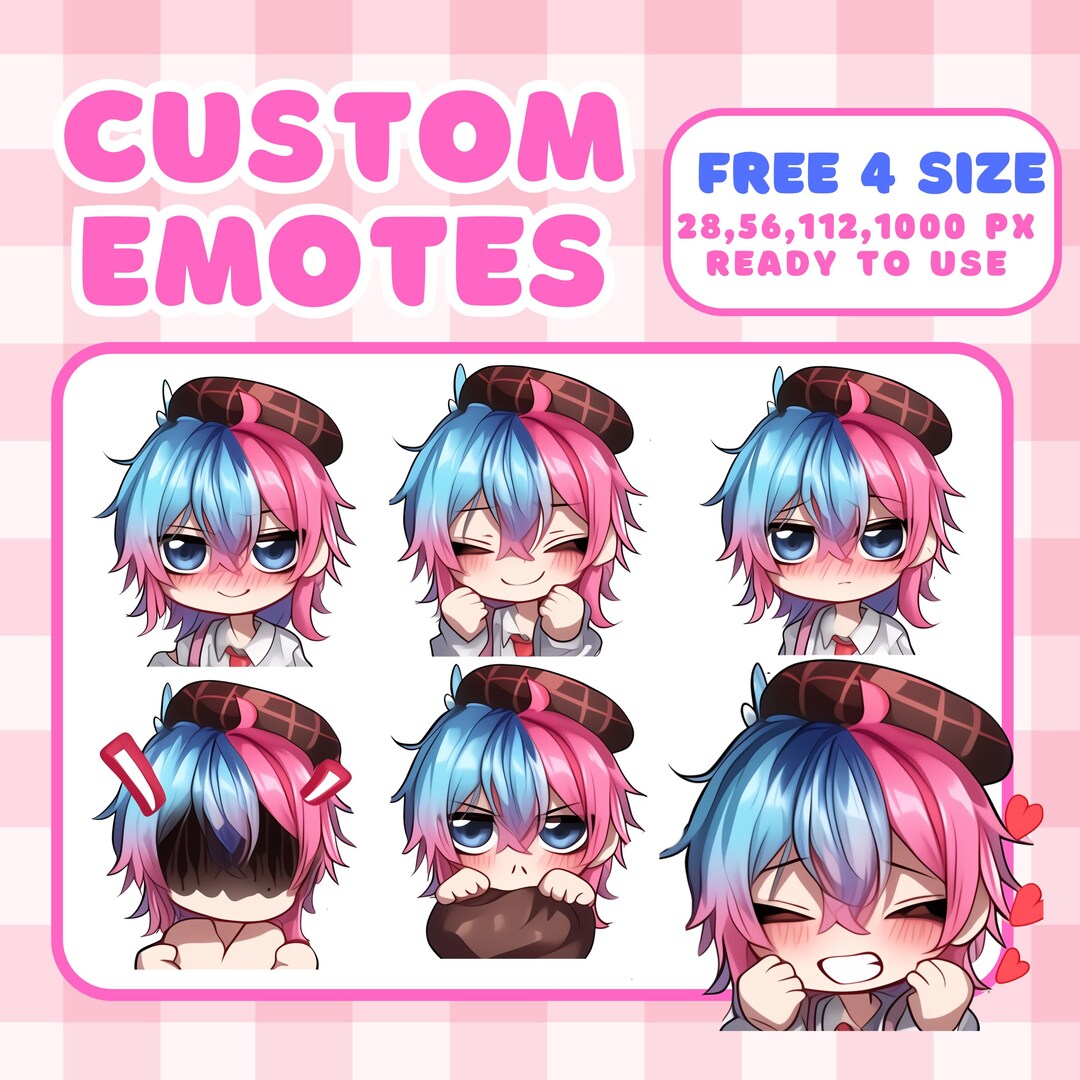 Custom Twitch Emotes or Kick Emote Commission Animated Emote Sub Emote ...