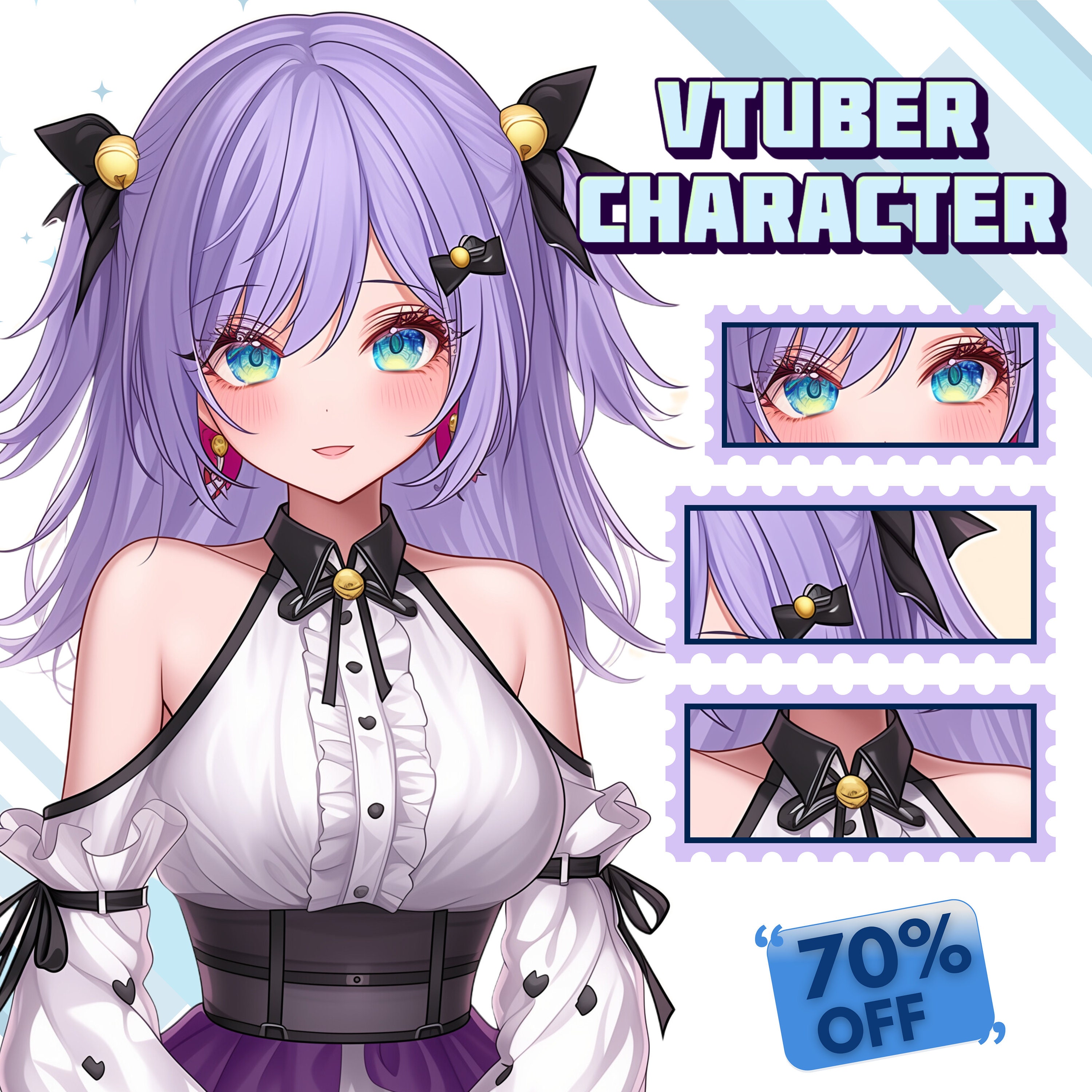 MODELO VTUBER LIVE2D PERSONALIZADO Modelo Vtuber, Comisión Vtuber, Activo Vtuber, PNGtuber ...