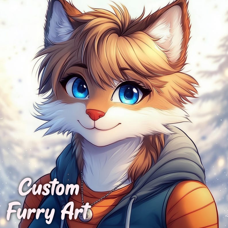 Custom Anime Furry Art Commission: Fursona Profile Picture - Etsy
