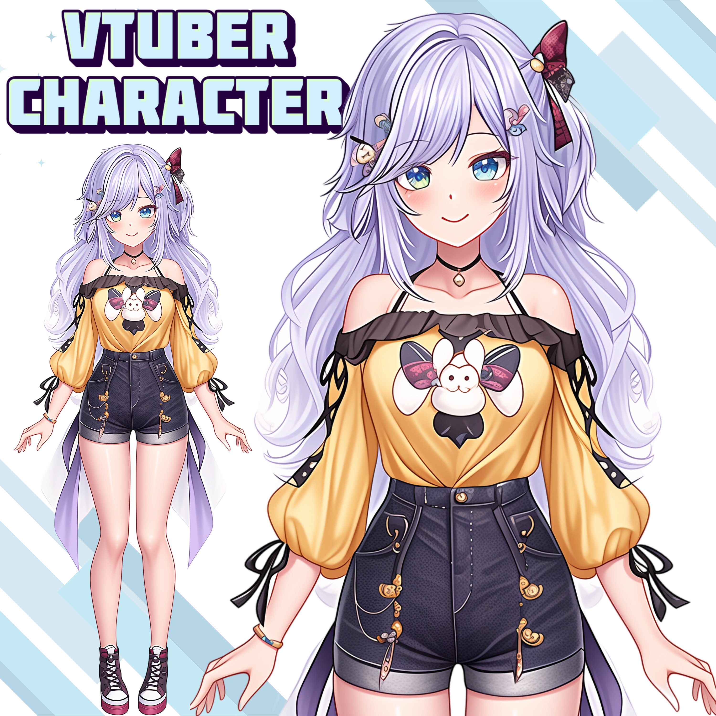 MODELO VTUBER LIVE2D PERSONALIZADO Modelo Vtuber, Comisión Vtuber ...