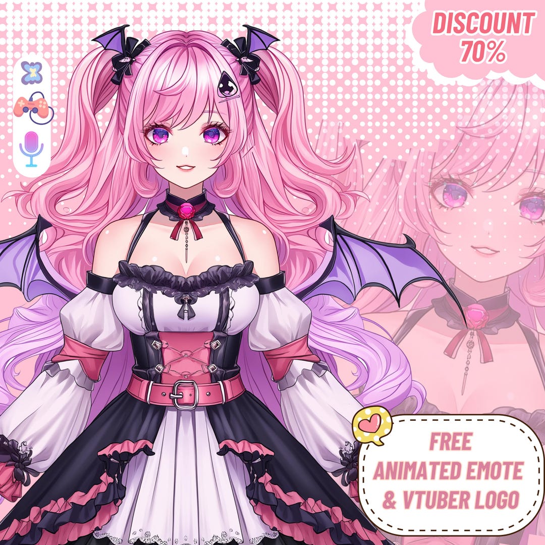 Custom Vtuber Live2d Model, Vtuber, Vtuber Model, Vtuber Asset, Vtuber ...