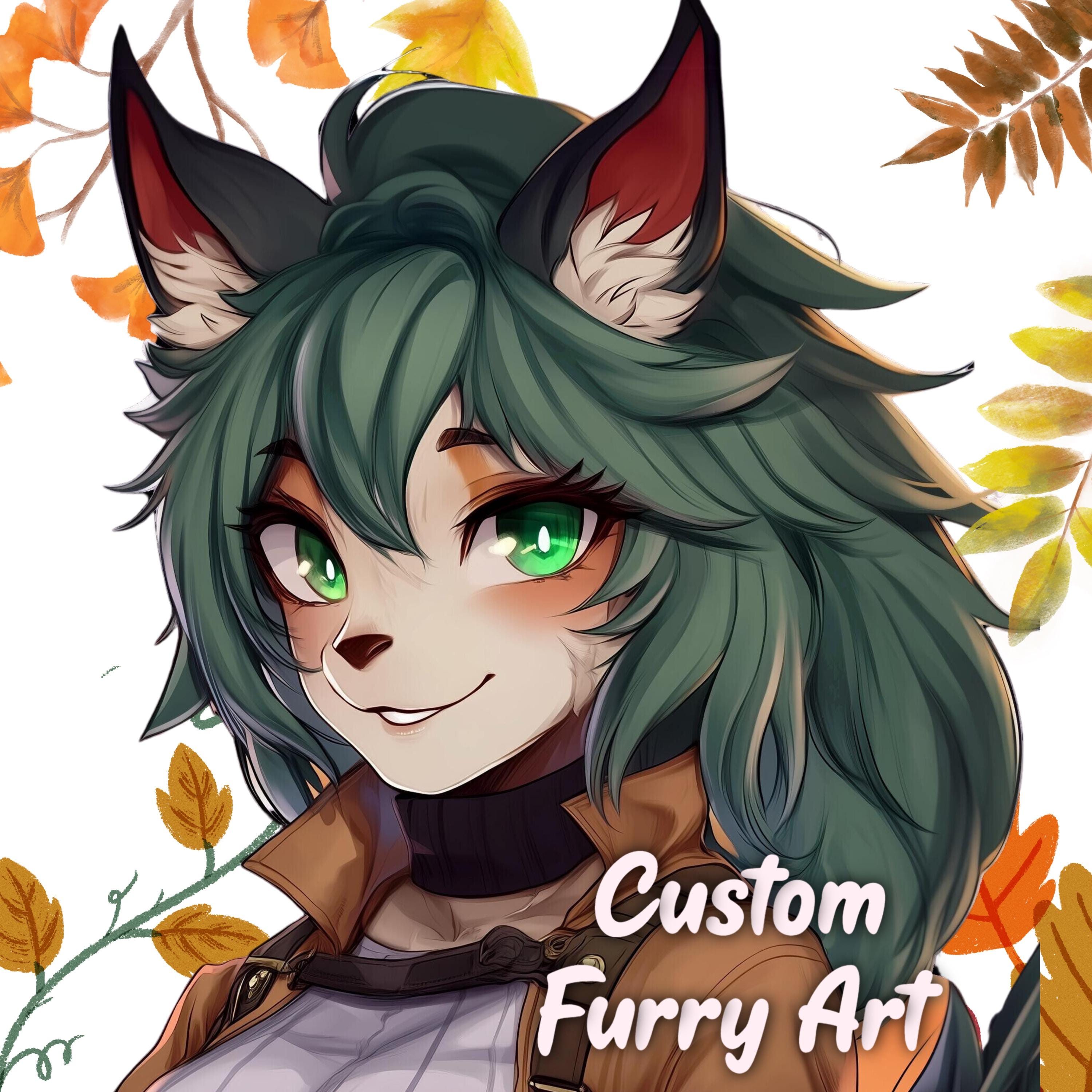 Custom Anime Furry Art Commission: Fursona Profile Picture - Etsy