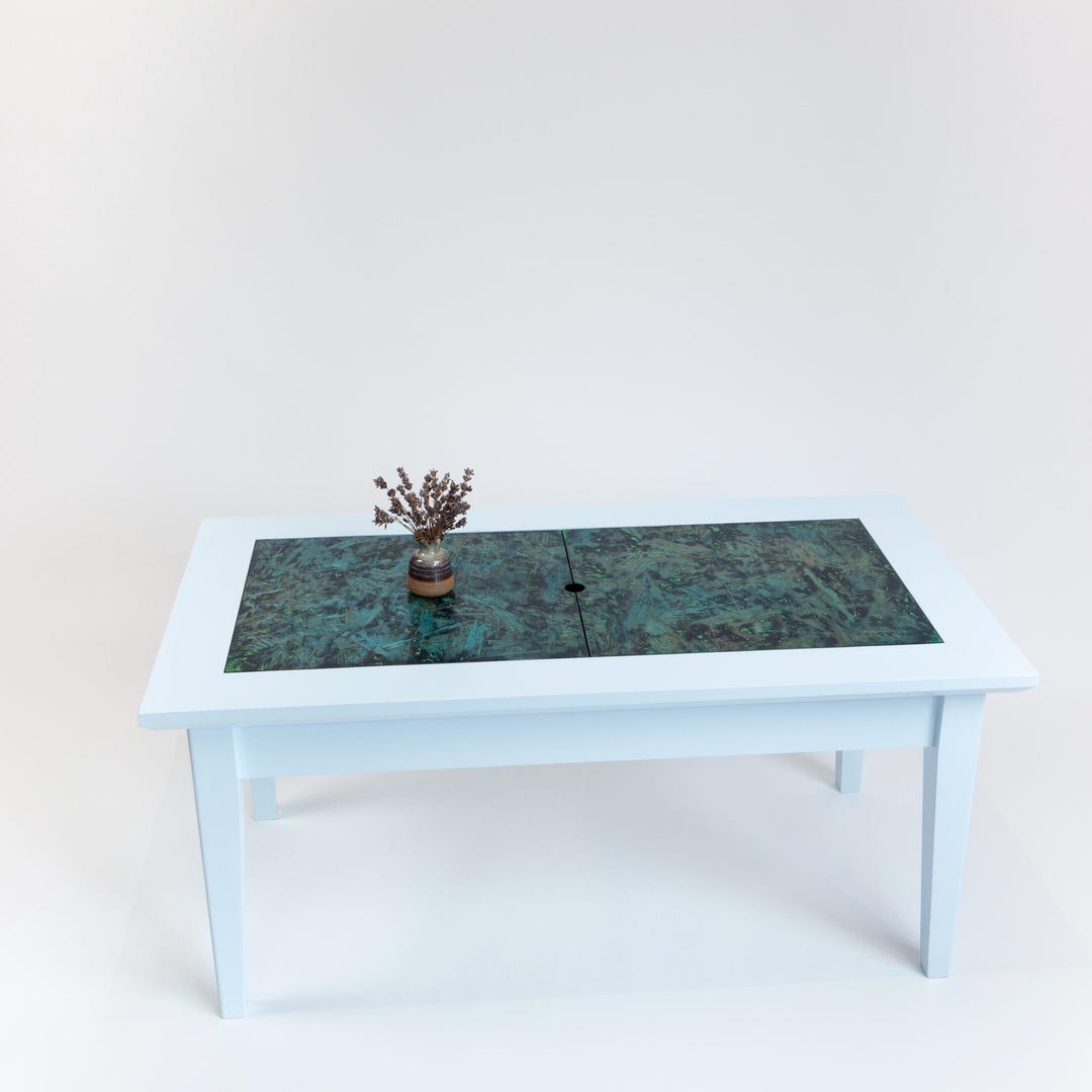 Chest Table With Flaps, Vitrail Brand. - Etsy