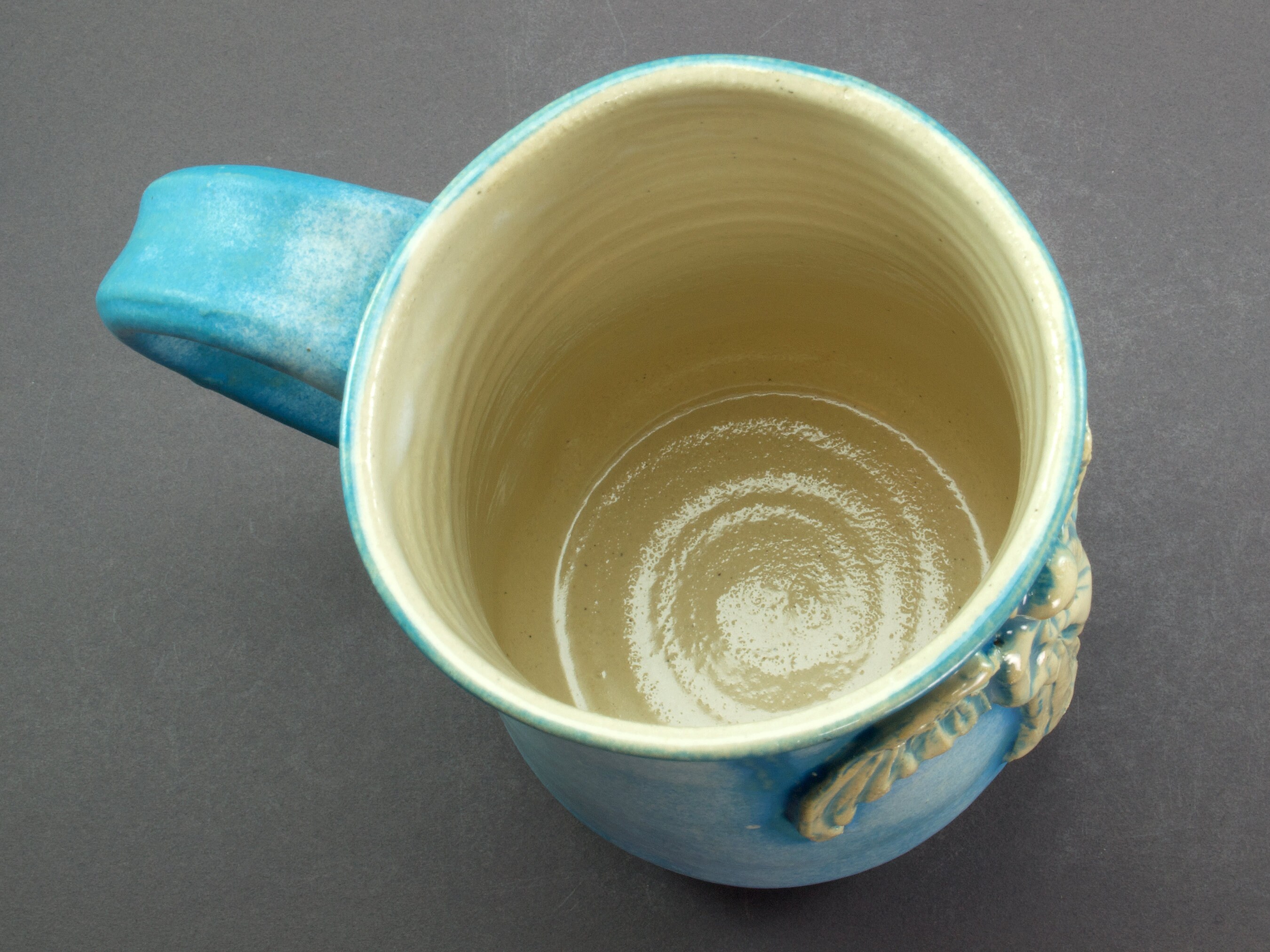 Gothic Angel Mug With Sky-blue Background, an Original Handmade ...