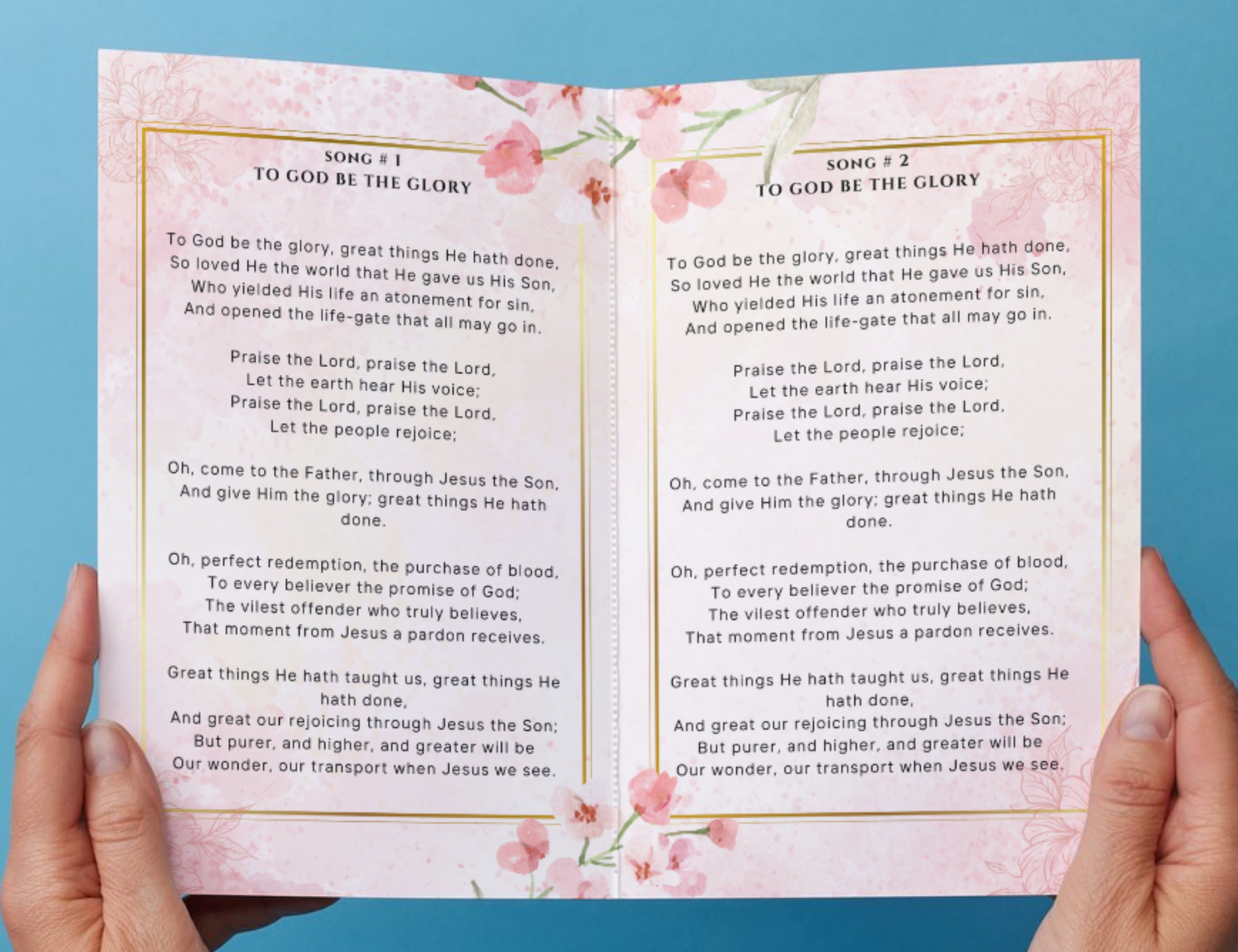 Church Women's Ministry Program Template: Customizable Bulletin (US ...