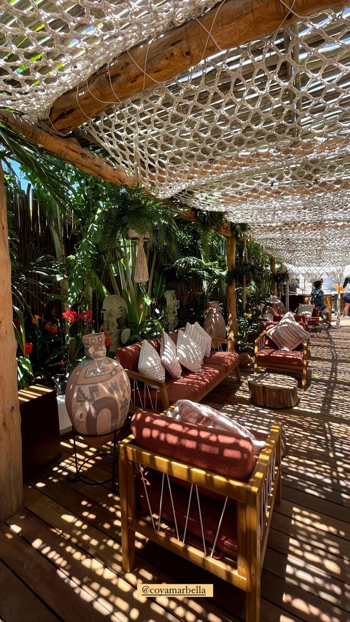 Handmade Boho Style Macrame Roof Ceiling Cover Shade Canopy for Patio ...