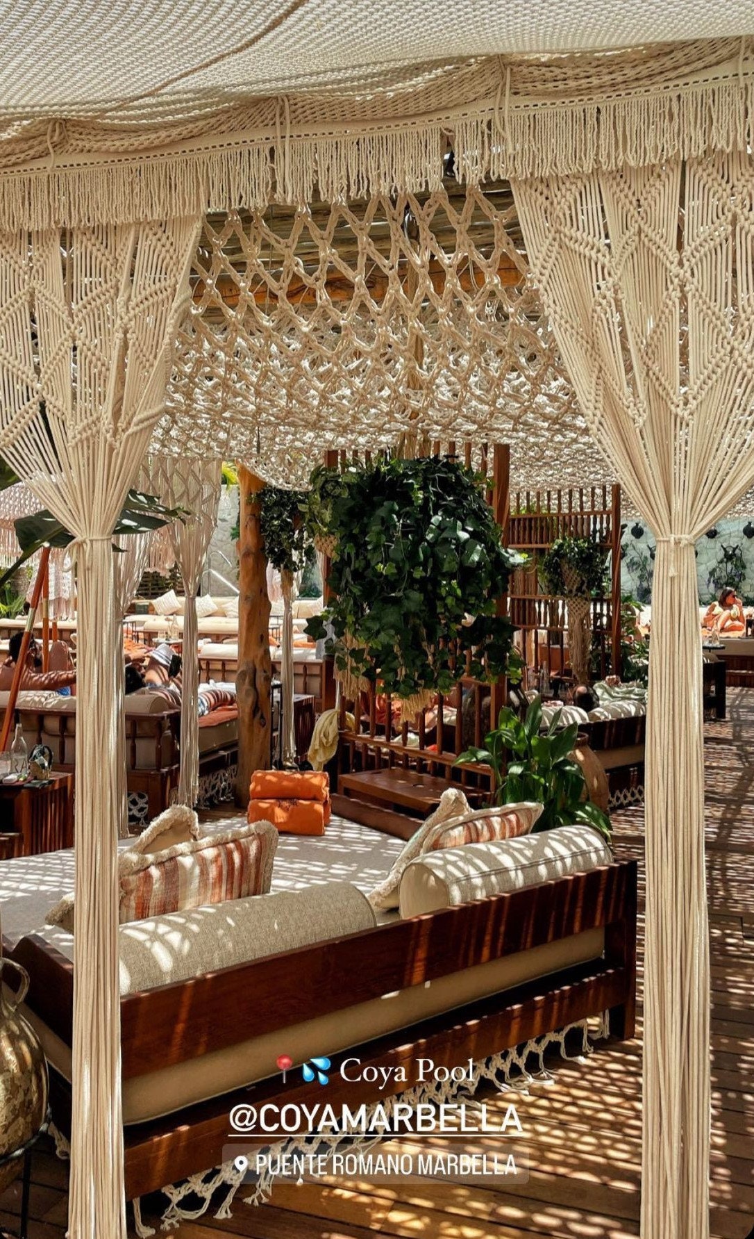 Handmade Boho Style Macrame Roof Ceiling Cover - Shade Canopy for Patio ...