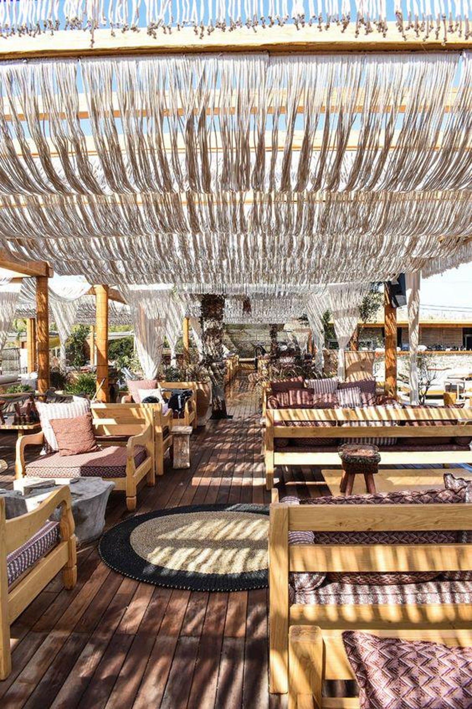 Boho Style Rope Covers Shade Canopy for Patio , Backyard, Pergola ...