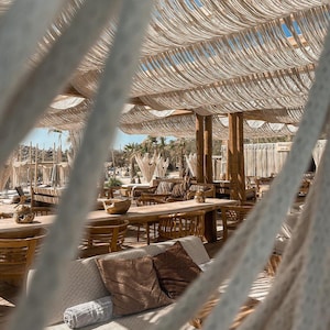 Boho Style Rope Covers - Shade Canopy for Patio , Backyard, Pergola ...