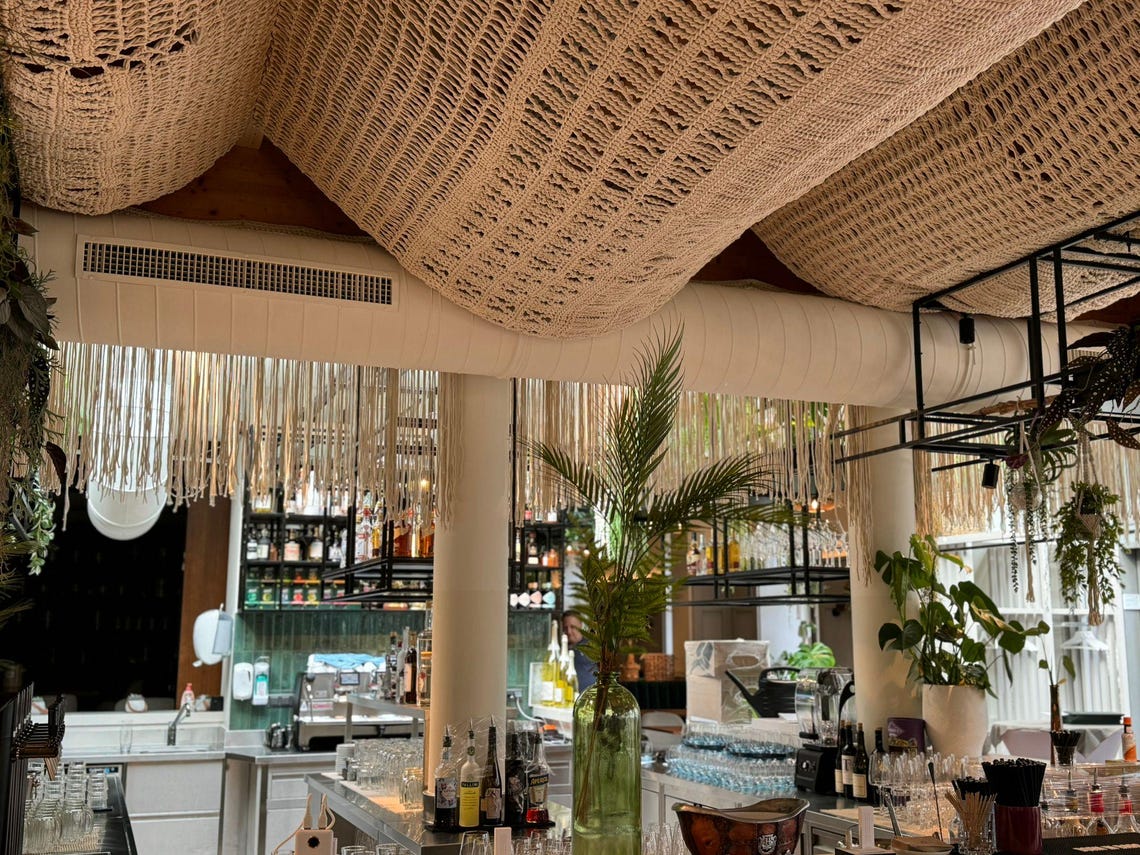 Handmade Boho Style Macrame Roof Ceiling Baldachin - Canopy for Patio ...