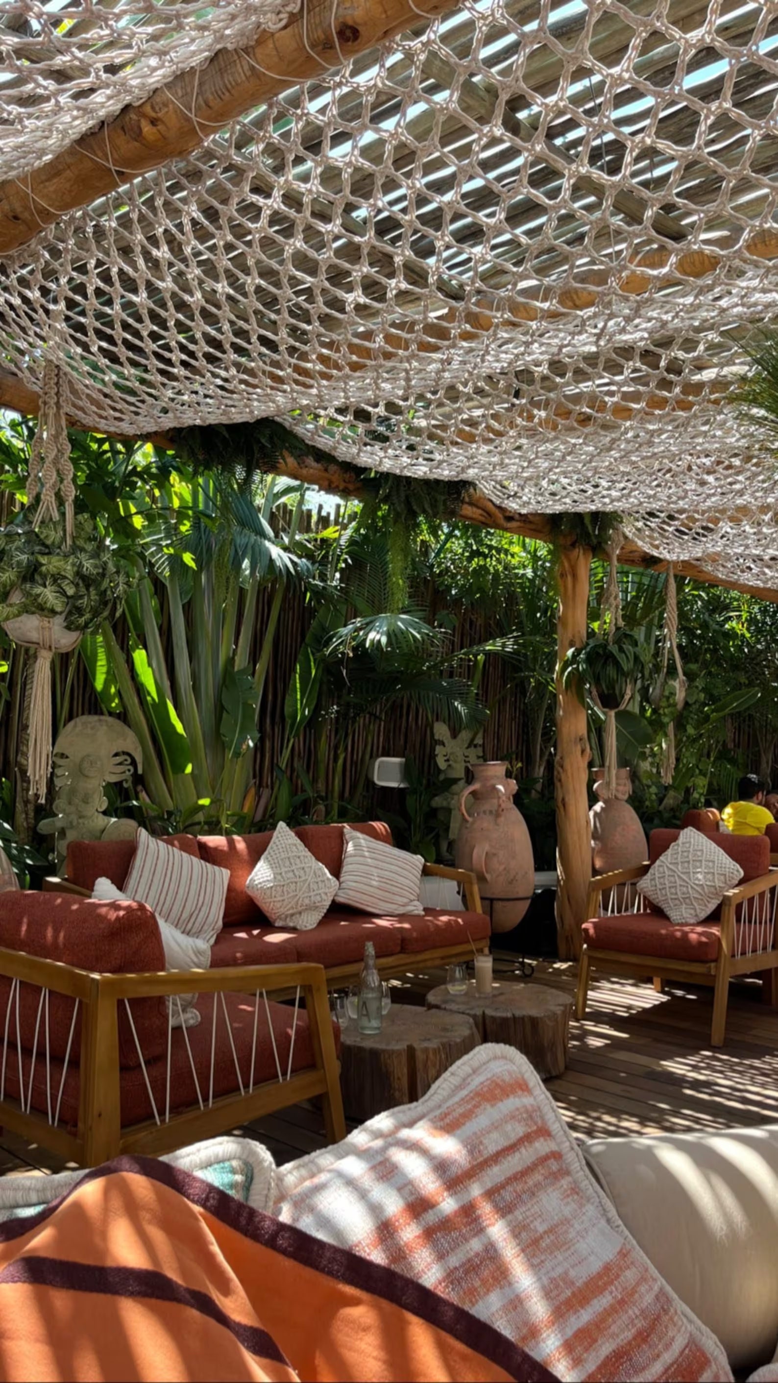 Handmade Boho Style Macrame Roof Ceiling Cover Shade Canopy for Patio ...