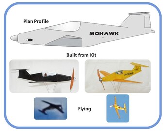 Aristokrat, Rubber Powered Free Flight Aerobatic Flying Model Kit ...