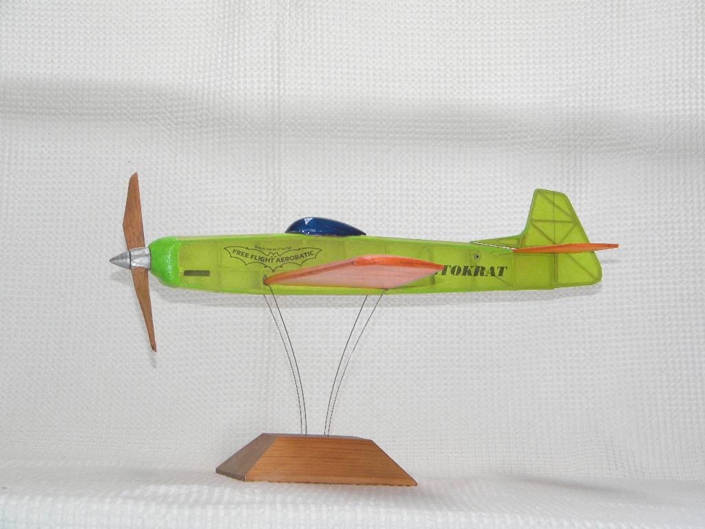 Aristokrat, Rubber Powered Free Flight Aerobatic Flying Model Kit ...