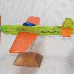 Aristokrat, Rubber Powered Free Flight Aerobatic Flying Model Kit ...