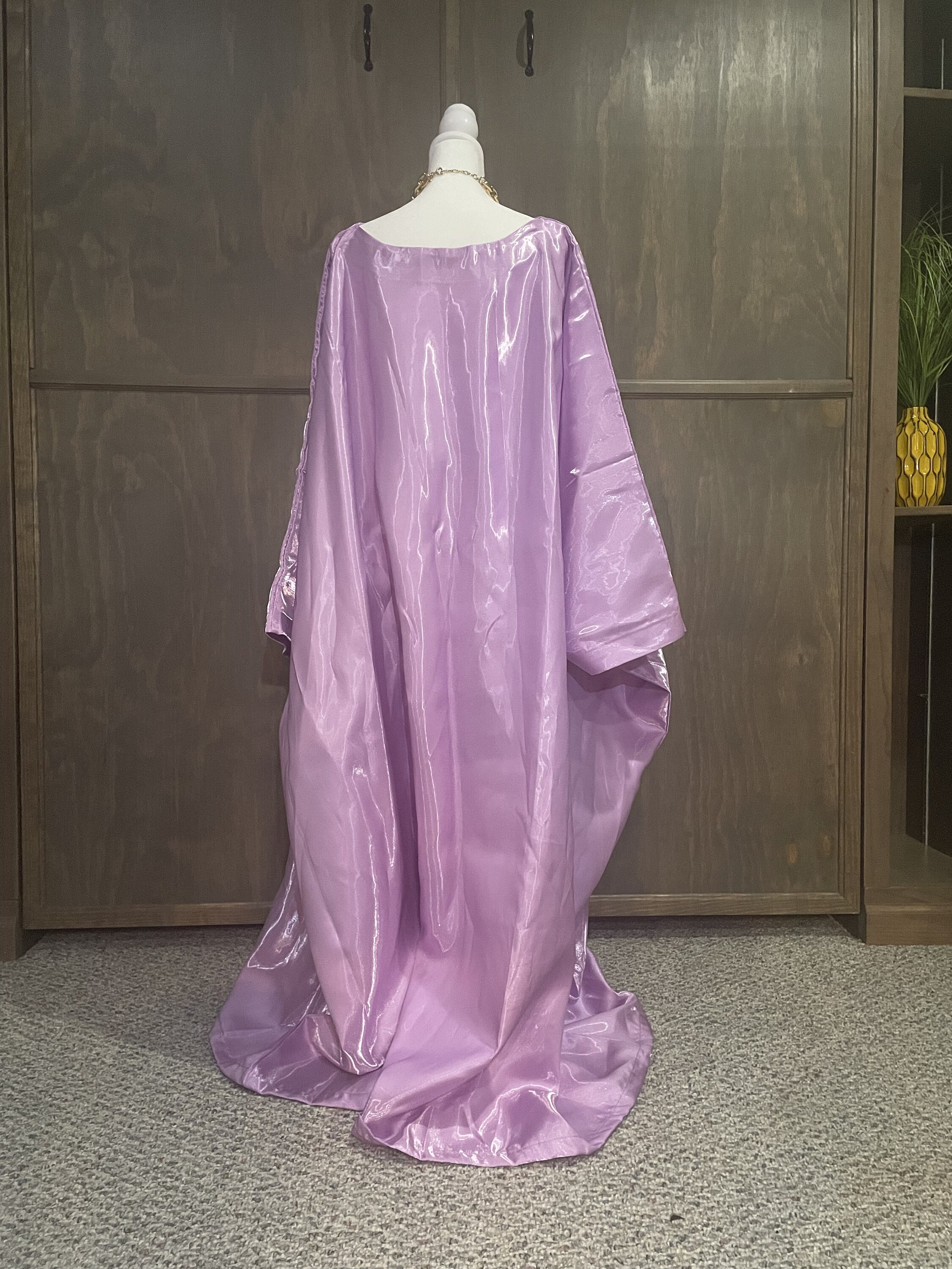 Lavender Milkado Maxi Caftan Dress Loose-fitting Resort Style Dress ...