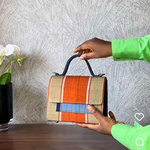 Asoke Top Handle, Mini Cross Body Hand Woven Bags - Etsy