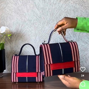 Asoke Top Handle, Mini Cross Body Hand Woven Bags - Etsy