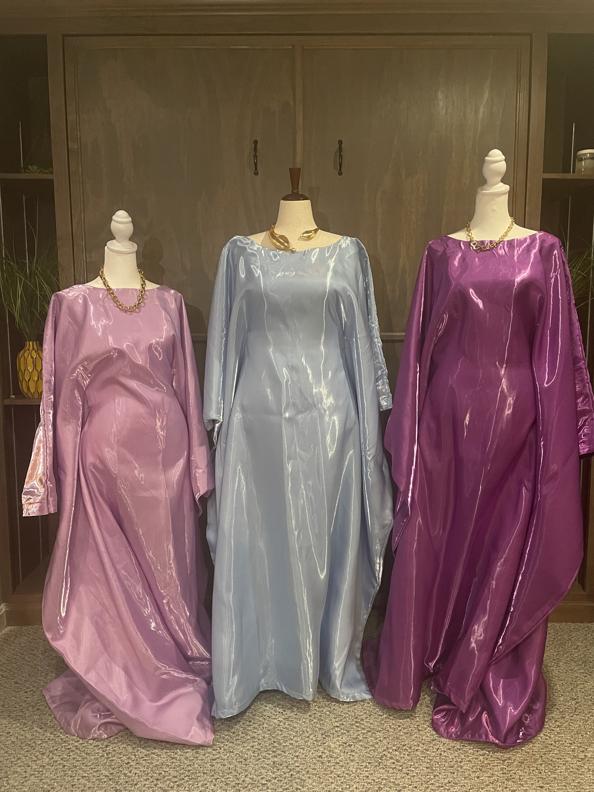 Lavender Milkado Maxi Caftan Dress Loose-fitting Resort Style Dress ...