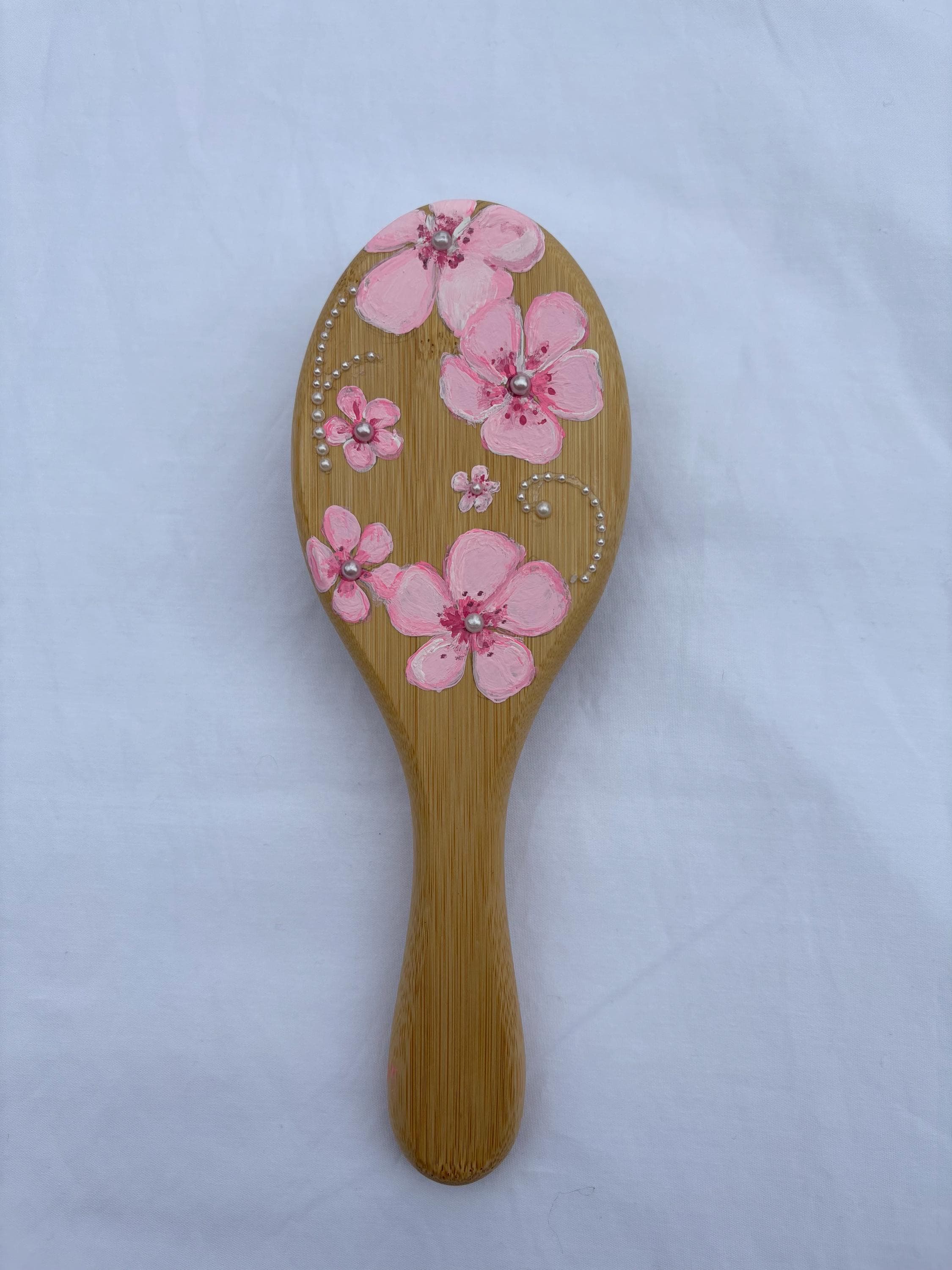 Custom Hand-painted Hair Brush/bridesmaid Gift/coquette Aesthetic - Etsy