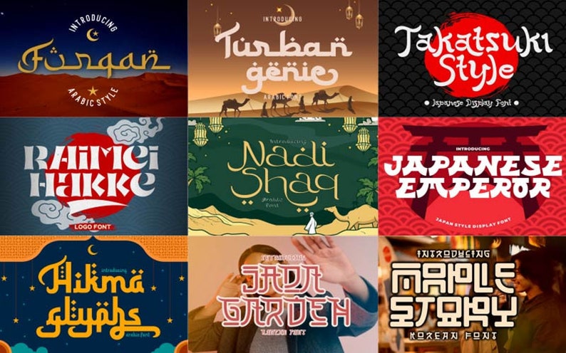 Mega Typeface Bundle - 1200 World's Most Popular Fonts With 488 ...