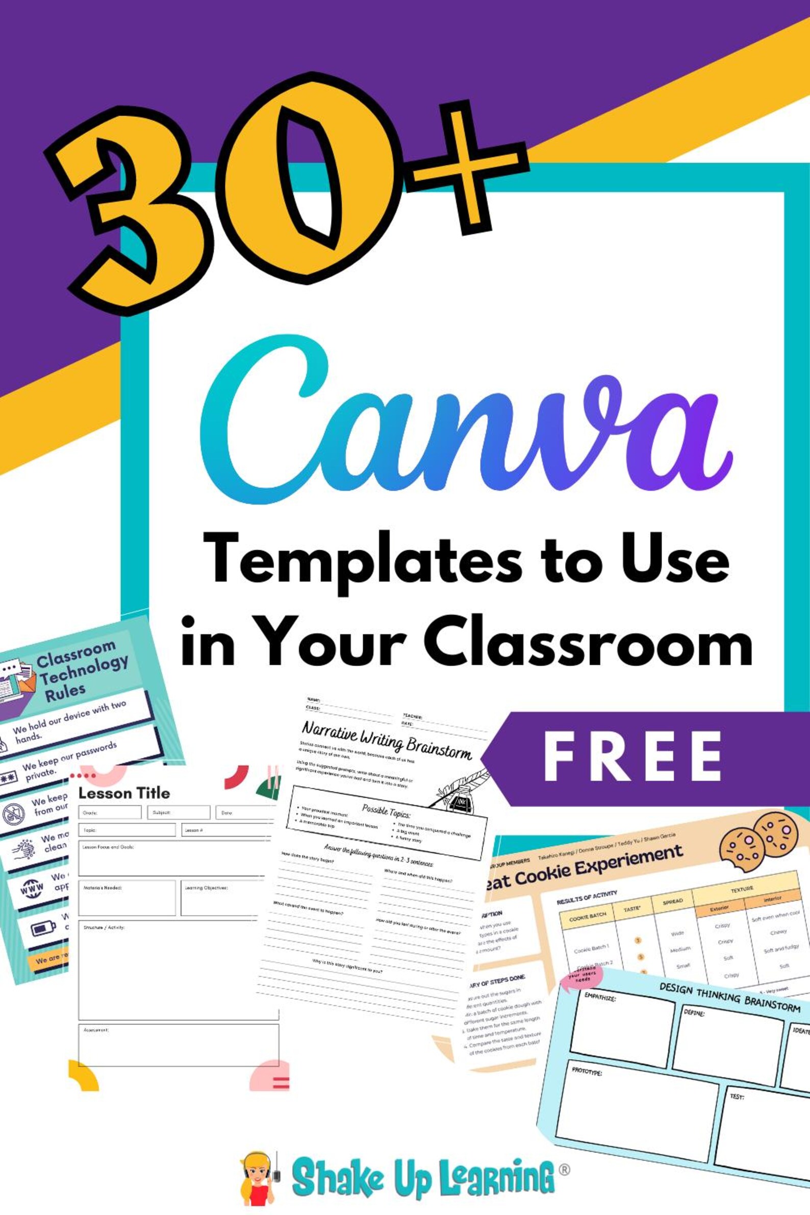 30+ Creative Canva Listing Templates | Eas to Use | Can Be Used on Free ...