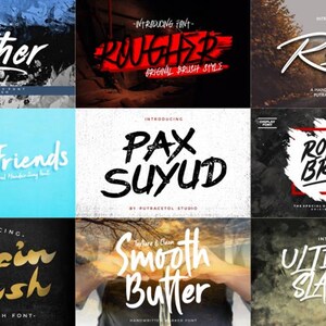 Mega Typeface Bundle - 1200 World's Most Popular Fonts With 488 Typefaces - Dream of Every ...