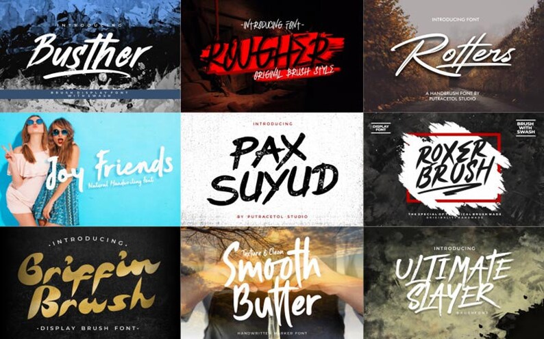 Mega Typeface Bundle - 1200 World's Most Popular Fonts With 488 Typefaces - Dream of Every ...