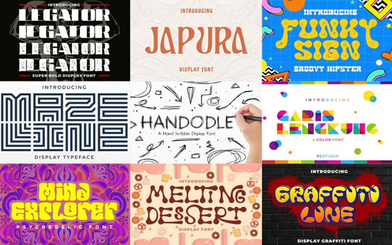 Mega Typeface Bundle - 1200 World's Most Popular Fonts With 488 ...