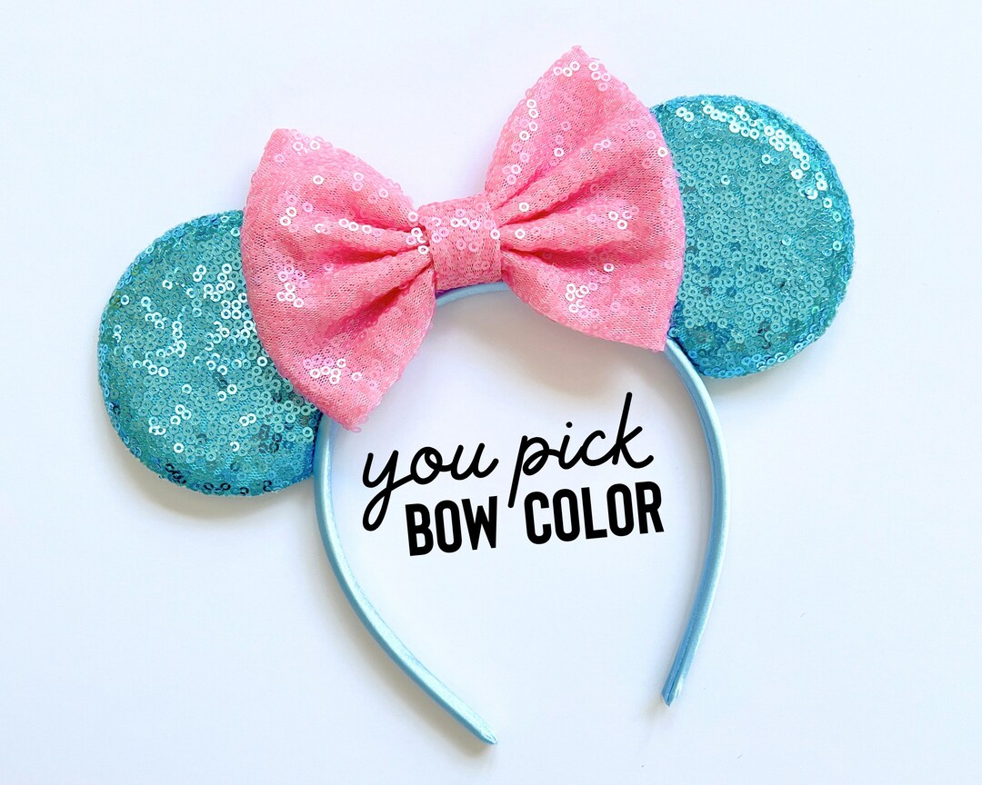 You Pick Color Mickey Ears, Magic Mouse Ears Headband, Ariel ...
