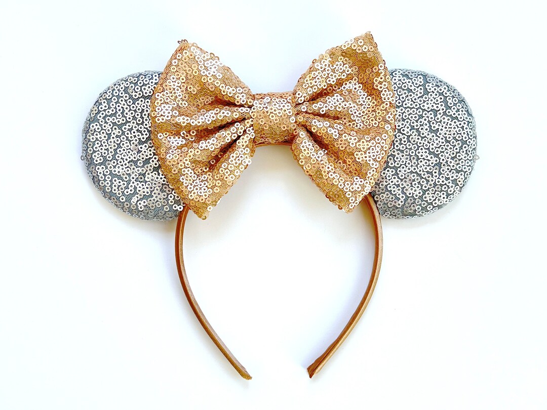 Custom Disney Ears Headband, Choose Your Bow Color, Minnie Ears, Mickey ...