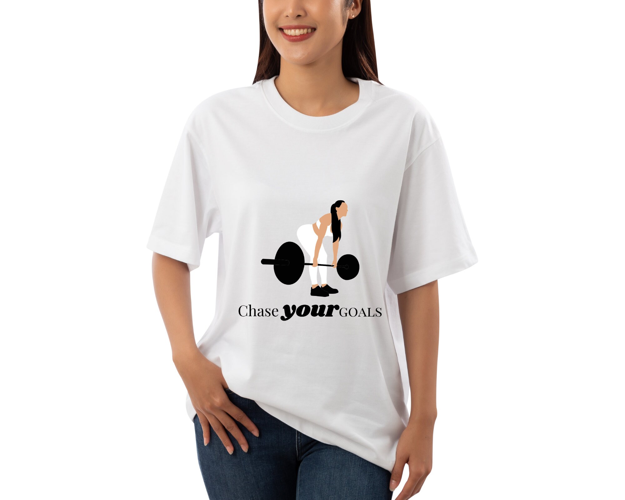 Chase Your Goals Printable Art Home Poster Gym Quotes Instant Digital ...