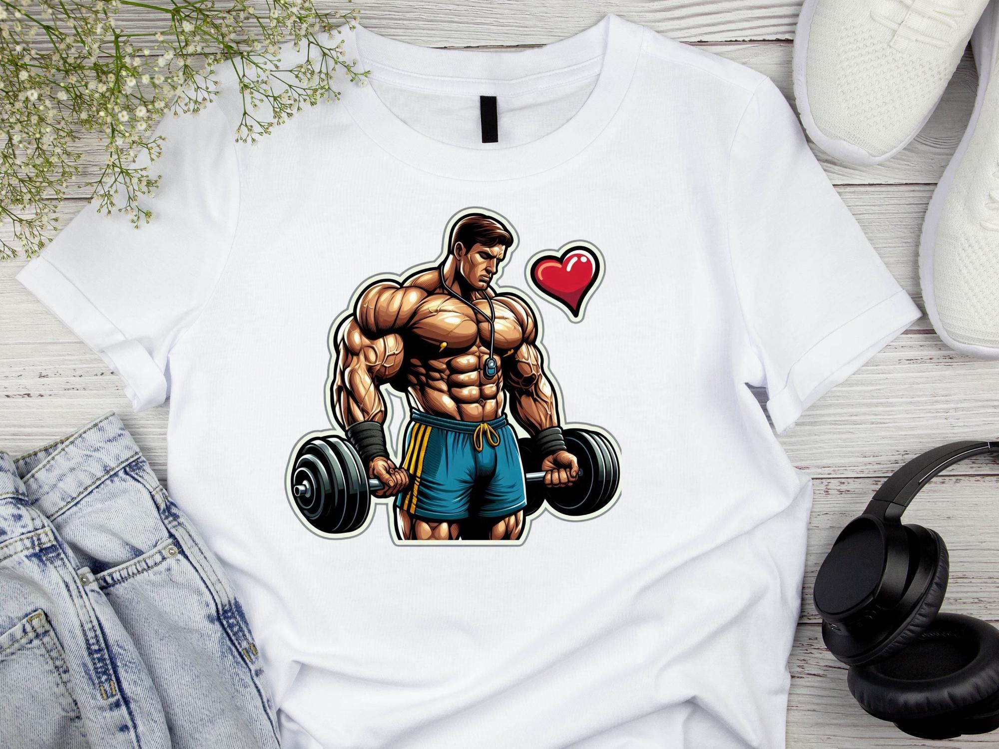 Gym Sticker Printable Printable Art Mug Print Fitness Sticker Instant ...