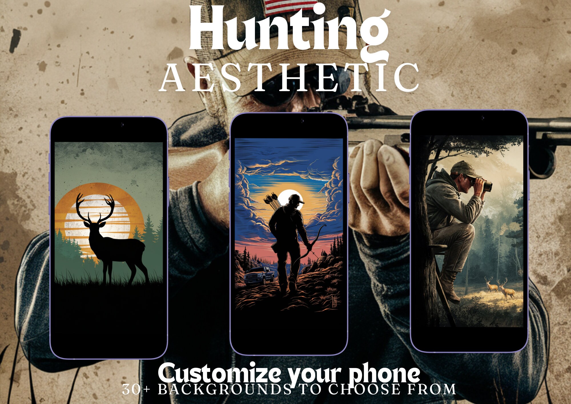 Hunting Phone Wallpapers, iPhone Lock Screen, Aesthetic Smartphone ...