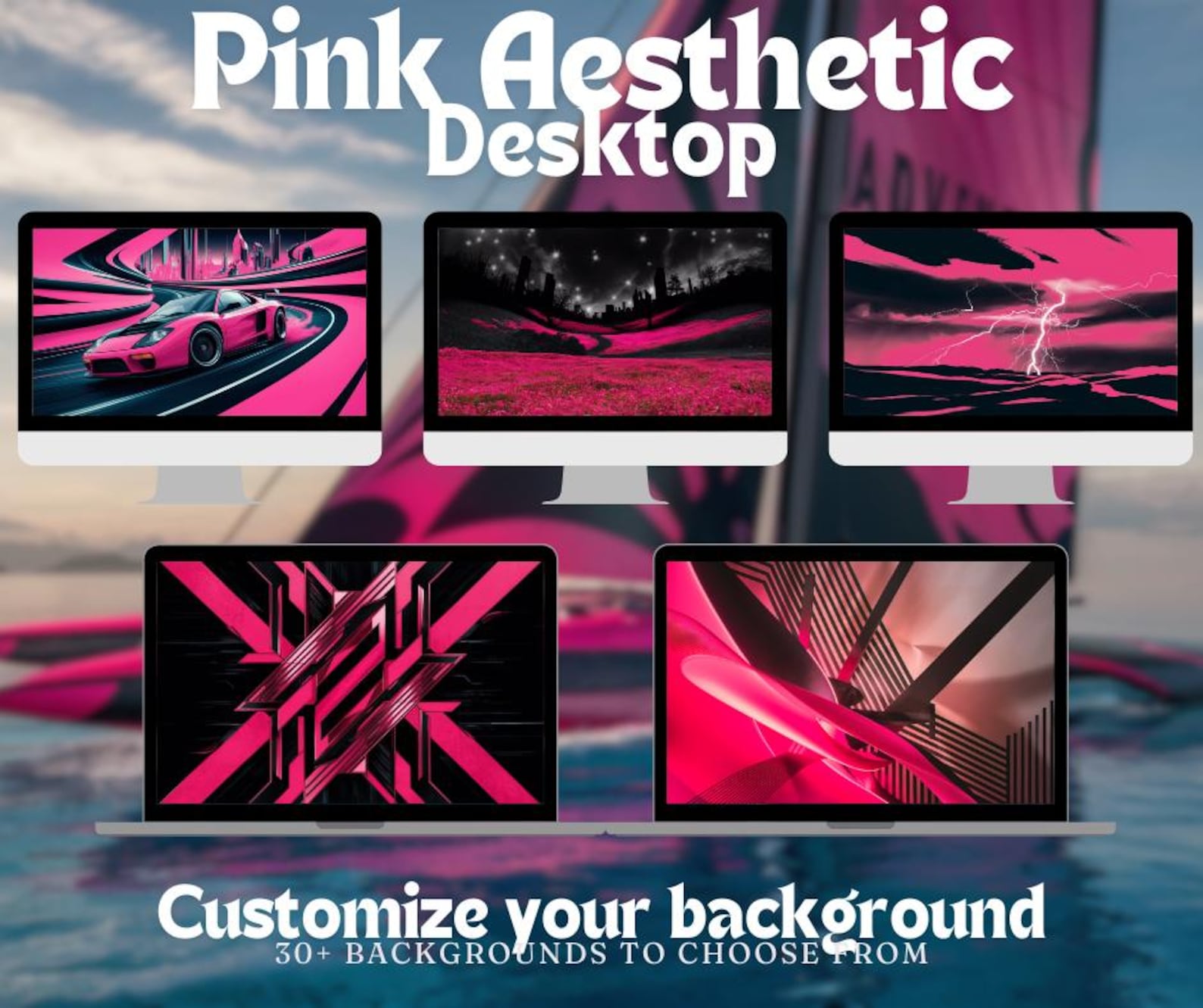 Computer Wallpapers, Computer Backgrounds, Pink Aesthetic, Laptop Pink ...