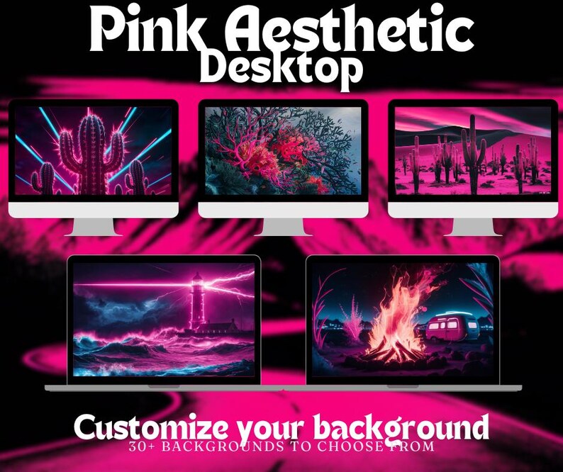 Computer Wallpapers, Computer Backgrounds, Pink Aesthetic, Laptop Pink ...