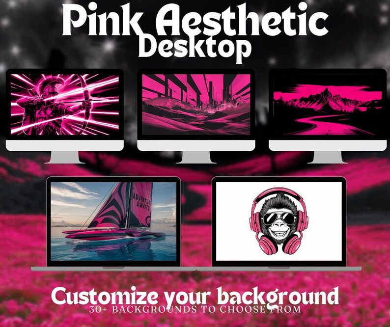 Computer Wallpapers, Computer Backgrounds, Pink Aesthetic, Laptop Pink ...