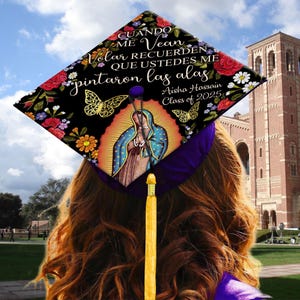 Personalized Spanish Graduation Cap Topper, Custom Mexican Grad Cap ...