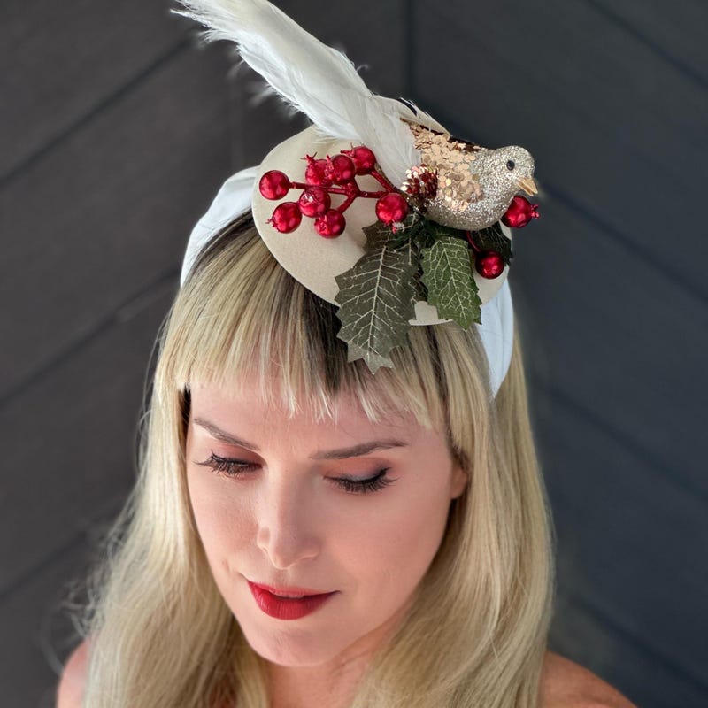 Holiday Fascinator - Etsy