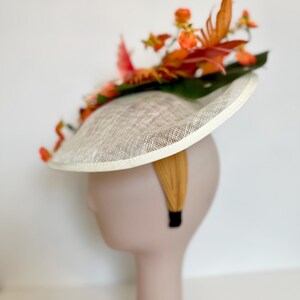 The Tiki Lady - Tropical Tiki Fascinator W Colorful Floral Accents ...