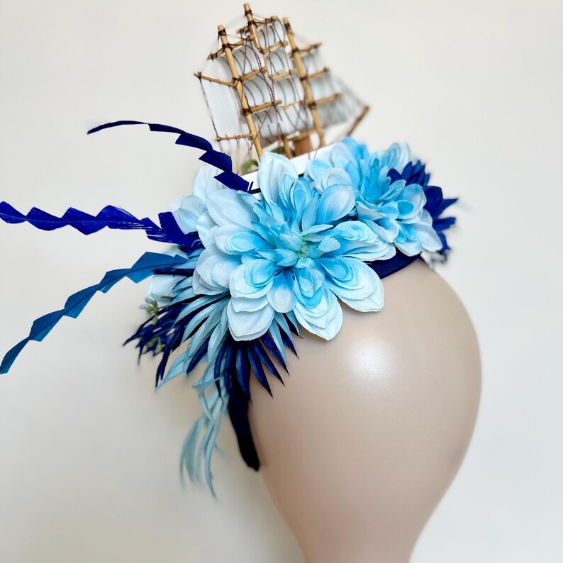 The Octopussy Fun LED Blue Tiki Headpiece With Octopus and Ship Accents ...