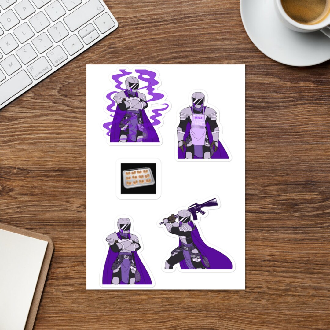 Sir Knight Sticker Sheet (5 Stickers) - Etsy